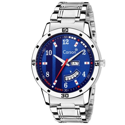 Buy Carson Analogue Blue Dial Men's Watch - CR-9017 Online at Best ...