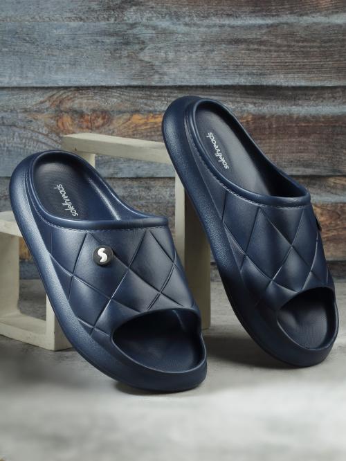 Buy SOLETHREADS | DRIBBLE| Comfortable | Soft | Classic | Lightweight | Stylish | Slides for Men ...