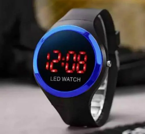 Buy MVS Blue Round Dial Latest LED Digital Watch For Boys & Girls ...