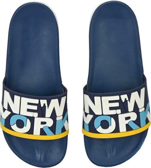 Buy K'Footlance Men Navy Slides Online at Best Prices in India - JioMart.