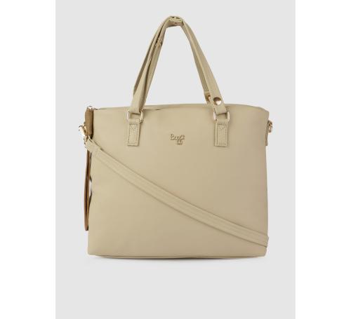 Buy Baggit Women Beige Synthetic Handheld Bag - Onesize Online at Best ...