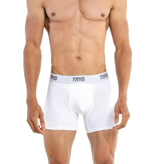 Buy TRYB Mens Sport Performance Stretch Underwear Quick Dry Moisture Wicking Compression ...