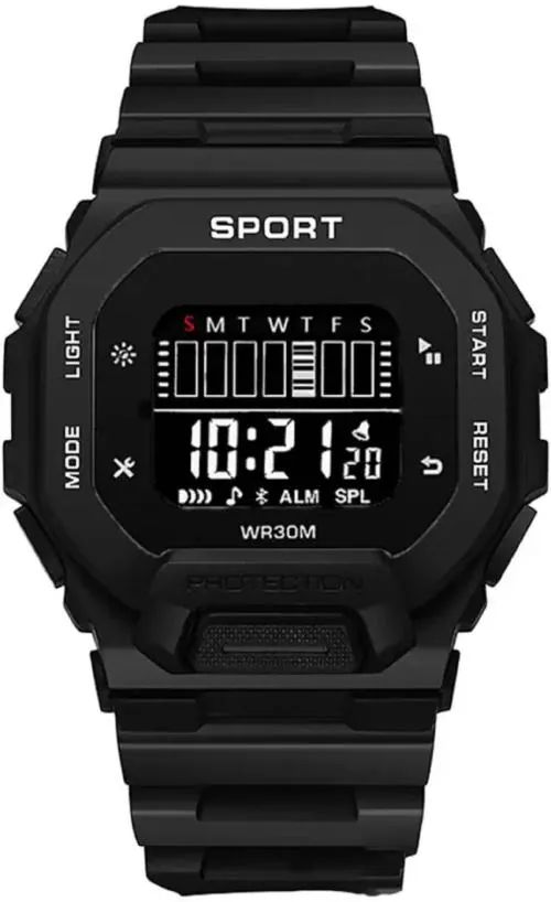 Buy Viser Black Digital Watch - For Boys & Girls Shock & Water Square ...