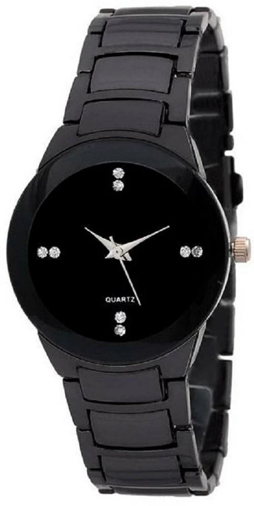 Buy Blutech Analog Black Dial Black Strap Watch For Women, Girls Online ...