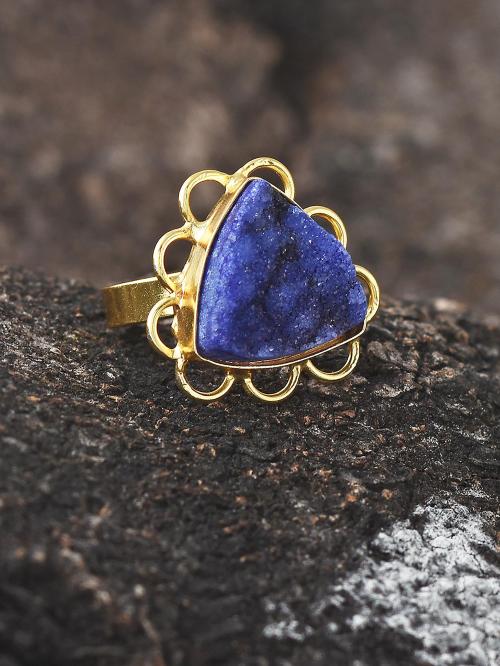 Buy Triangular Drusy Cocktail Ring Online at Best Prices in India - JioMart.