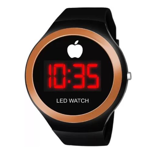 Buy Red Fish Copper Round Dial Digital Silicon Strap Watch - For Men ...