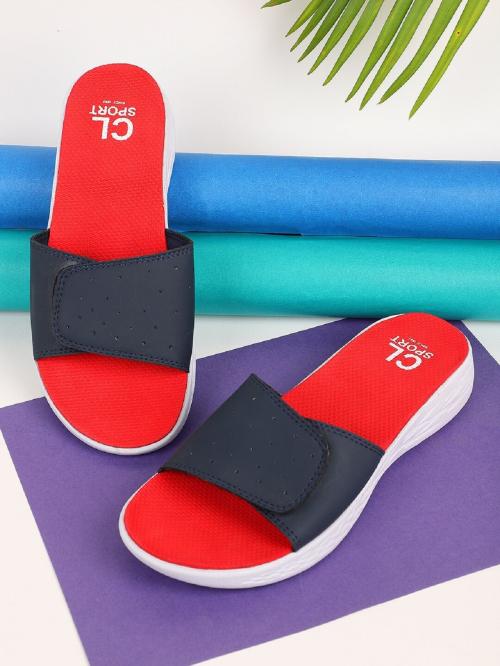 Buy CL Sports Navy-Red Flip flops for Women Online at Best Prices in ...