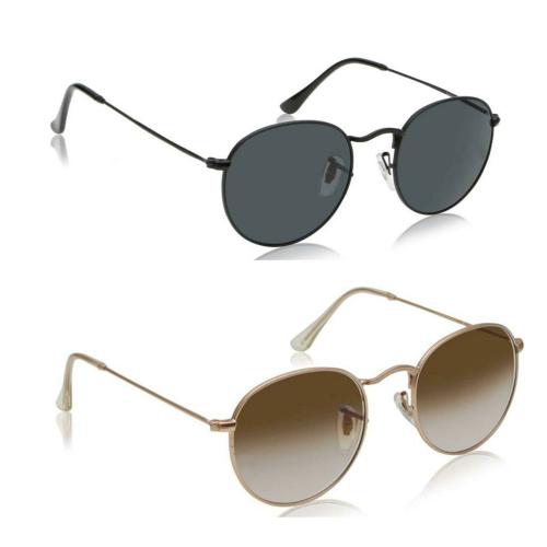 Buy Phenomenal Oval Unisex Sunglasses (Multicolor) (Men & Women) Online ...