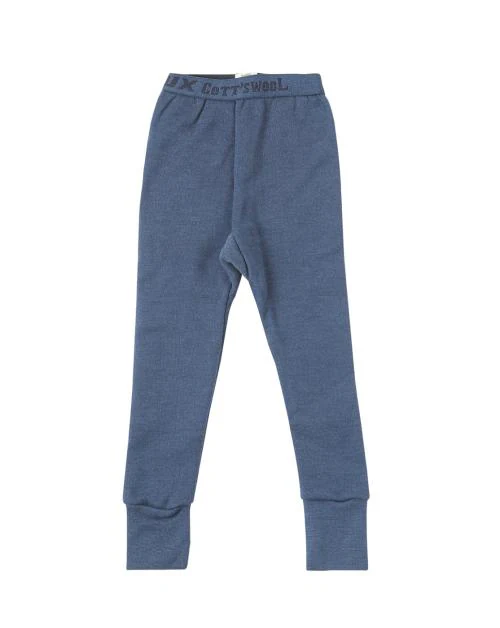 Buy LUX COTT'S WOOL Boys Blue Solid Cotton Blend Thermal Pants Online ...