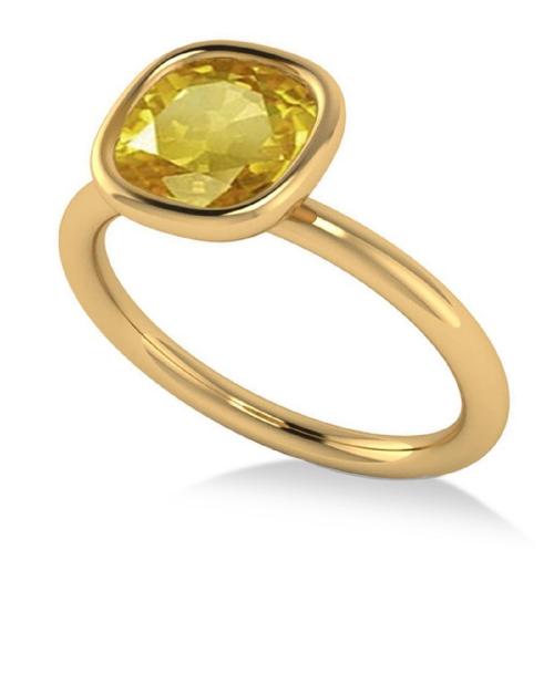 Buy CEYLONMINE ring natural & original stone pukhraj/pushkar ring ...