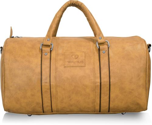 Buy Walrus Beige Artificial Leather Wdb-Msn-060606 Hand Duffel Bag, 30 ...