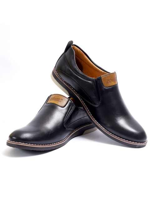 Buy Advick Black Formal Shoes For Men Lace Up SM-A-004-BLK-9 Online at ...