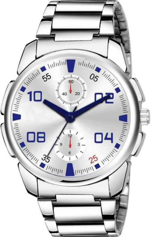 Buy Bolun Analog Silver Dial Silver Strap Watch For Men Online at Best ...