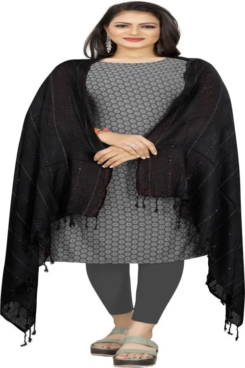 Buy Ebadat Cotton Blend Solid Women Dupatta Online at Best Prices in ...