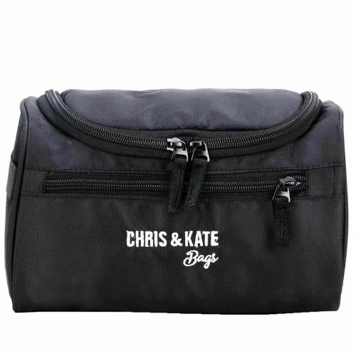 Buy Chris & Kate Black Polyester Hanging Toiletry Bag, Multifunctional ...