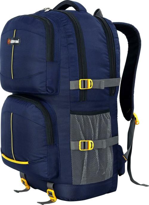 Buy Axen Navy Blue Polyester Rucksack 60 L Online at Best Prices in ...