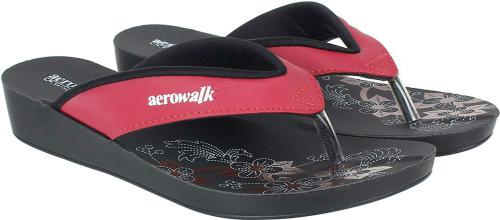 Buy Aerowalk Women Red Flats Sandal (6) Online at Best Prices in India ...