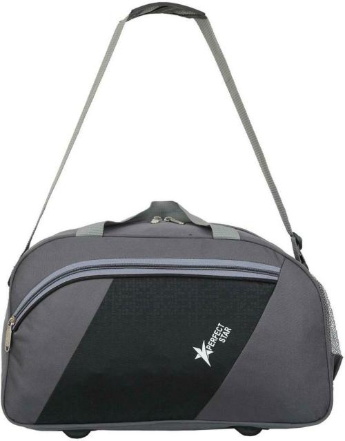 Buy Perfect Star Unisex Grey Polyester Hand Duffel Bag 45 L Online at ...