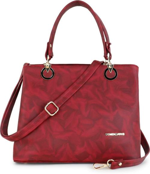 Buy Women Marks Women Maroon Handbag Online at Best Prices in India ...