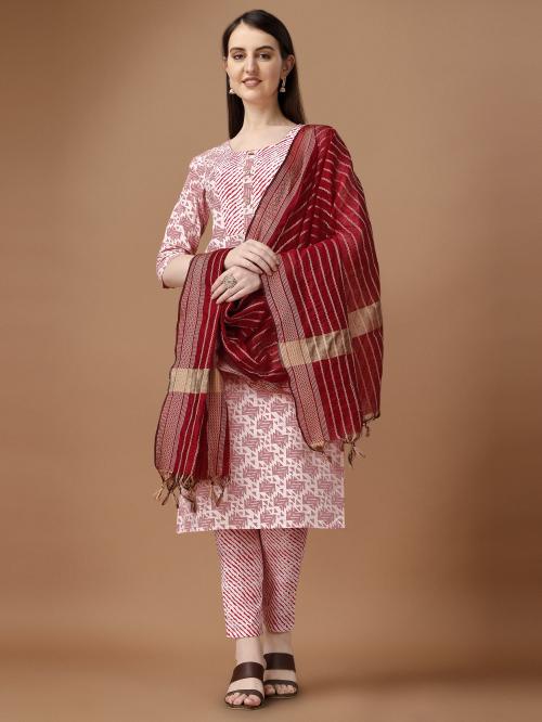 Buy CHUKCHUK PINK KURTI SET FOR WOMEN XXL Online at Best Prices in ...