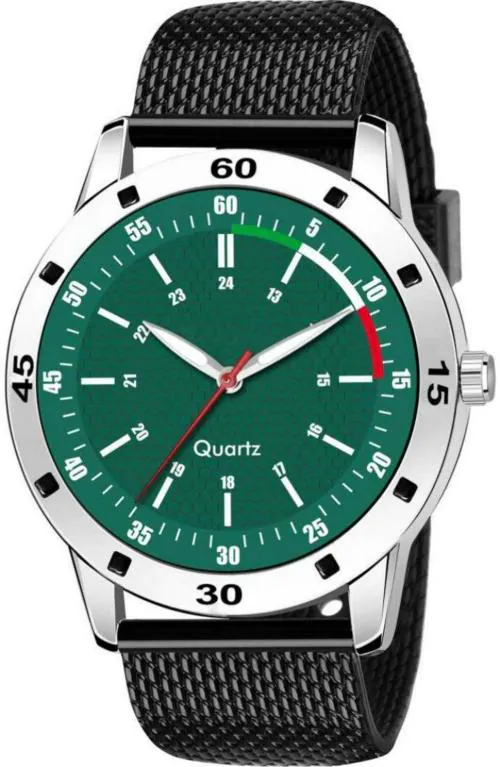 Buy Bolun Analog Green Dial Black Strap Watch For Men Online at Best ...