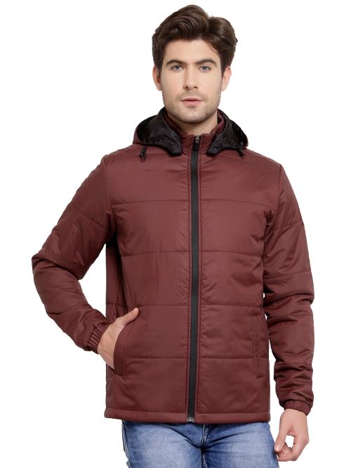 Buy Style Quotient Men Red Lightweight Padded Jacket Online at Best ...