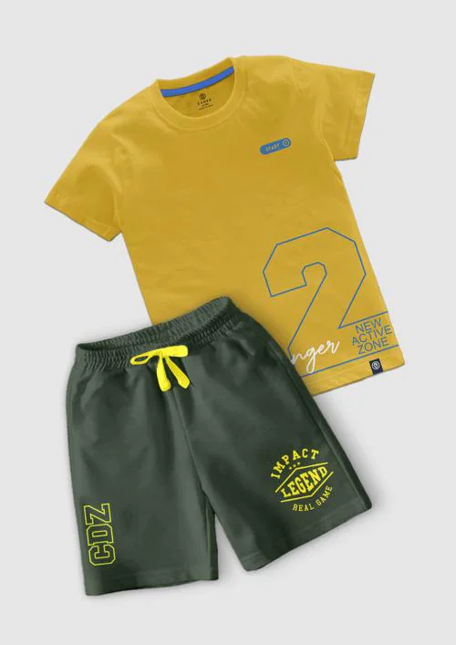 Buy CODEZ Boys Round neck T-shirts and Shorts set 11-12Y Online at Best Prices in India - JioMart.