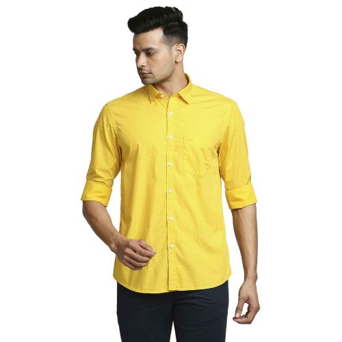 Buy COLORPLUS Men Medium Yellow Formal Shirt Online at Best Prices in India - JioMart.