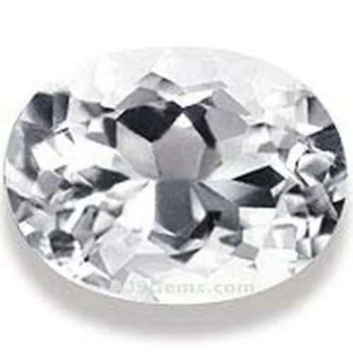 Buy Retrend Design 6 Carat Non Precious Metal White Sapphire Gemstone ...