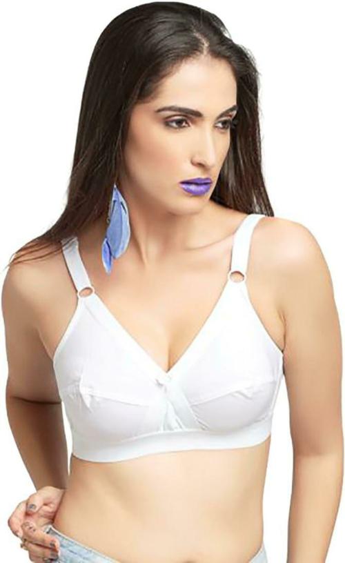Buy DAISY DEE White Solid Cotton Blend Bra Online at Best Prices in India - JioMart.