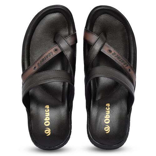 Buy OBUCA -MAKE YOUR OWN CLASS_Genuine Leather Sandal / Slipper For Men ...