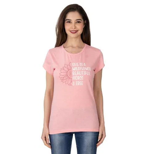 Buy ENTRAP BASIC ROUND NECK T-SHIRT L Pink Online at Best Prices in India - JioMart.