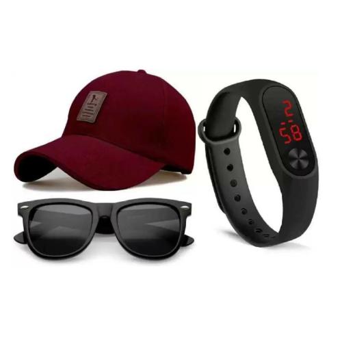 Buy Yintai Pure Cotton Baseball Cap Combo for Men and Women Online at ...