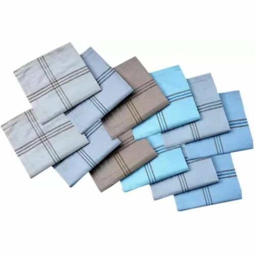 Buy BADLOOK MEN COTTON HANDKERCHIEF MULTICOLOUR SET OF 12 Pieces Online at Best Prices in India ...