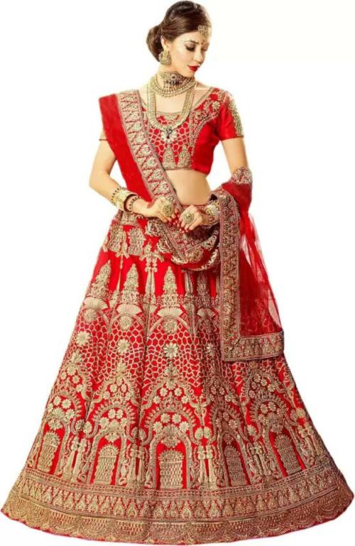 Buy Riyami Fashion Women's Semi-Stitched Lehenga Choli wedding heavy ...