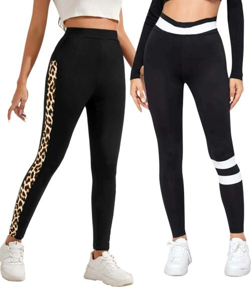 Buy ALISBA Women Multicolor Animal Lycra Blend High Rise Jeggings (S ...