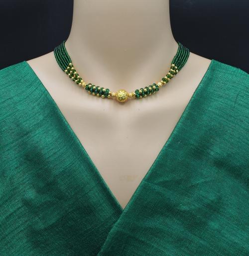 Buy Soni Jewellery Maharashtrian Tanmaniya Wedding marathi Mani Mala ...