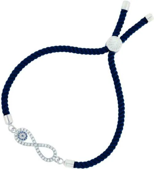 Buy Zivom Blue Thread Infinity Turkish Evil Eye Bracelet For Women ...