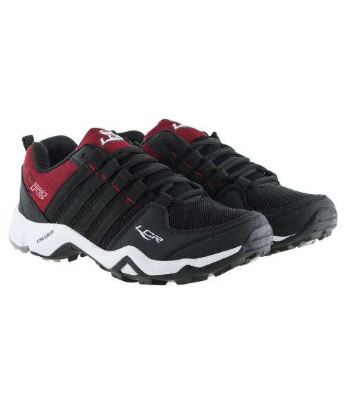 Buy Lancer QBA-14BLK-MRN Black Maroon Sports Shoes Online at Best ...