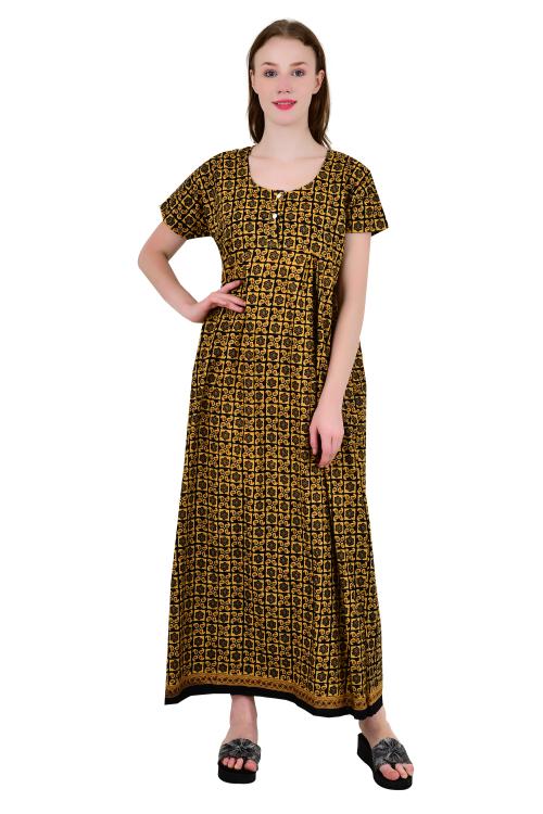 Buy Redglo Women's Cotton Printed Nighty / Night Wear/ Super Soft ...