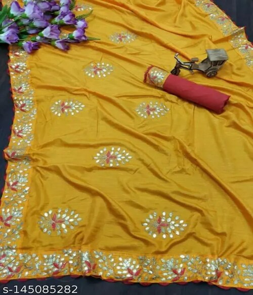 Buy Fashion Jaade Women Saree With Blouse Piece-17-Size-Free Size ...