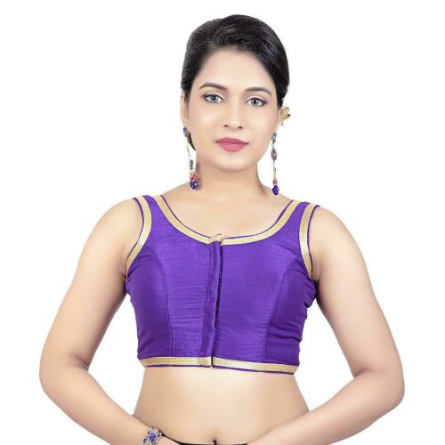 Buy Areum Women Purple Solid Dupion Silk Blouse (42) Online at Best Prices in India - JioMart.