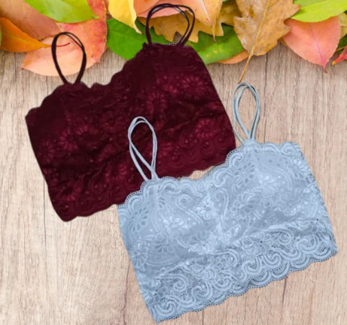 Buy Shylina Womens Cotton Blend Tube Bra (Pack of 2) A66 Online at Best ...