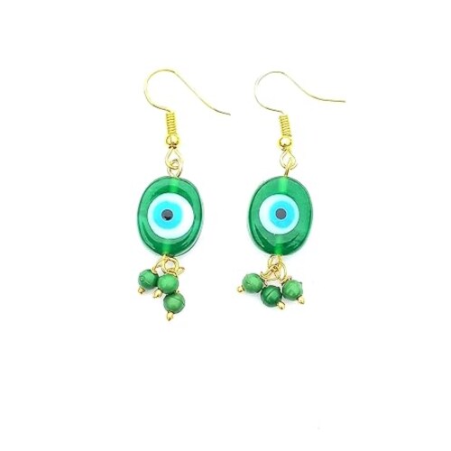 Buy SHILPMART Evil Eye gem stone Earrings For Women & Girls Glass Evil ...