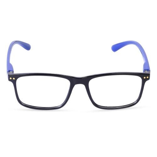 Buy Freddy Blue Black Unisex Blue Cut Anti Reflection Glasses Full ...