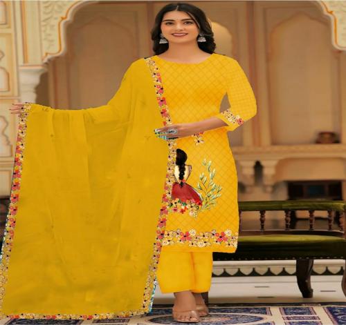 Buy KSUT Unstitched Muslin Cotton Digital Print Suits For Women-B15 ...