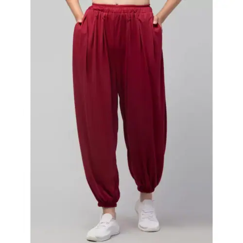 Buy Famiss fashion Viscose Rayon Regular Fit Solid Trousers Harem Pants ...