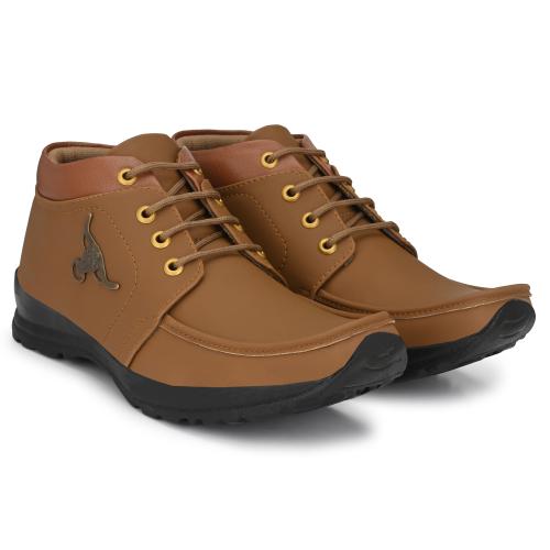 Buy Rising wolf brown boot for men Online at Best Prices in India ...