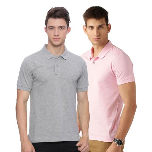 Buy Fastoche Men Multicolor Polo Tshirt (Pack Of 2) Online at Best ...