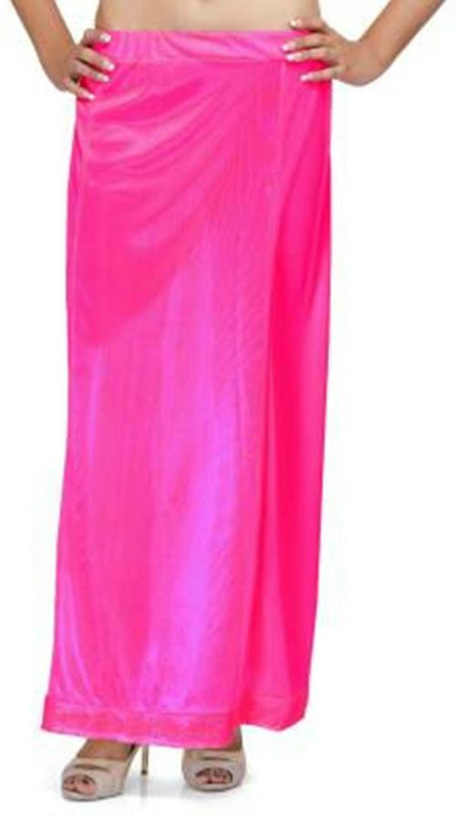 Buy KAVYA DESIGNERSStyl Women Pink Hosiery Saree Petticoat Online at ...